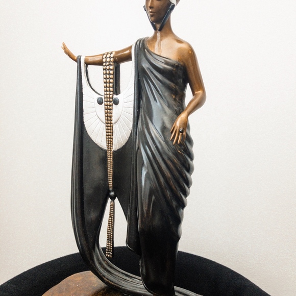 Erte | Art | Erte Sophisticated Lady Bronze Sculpture | Poshmark